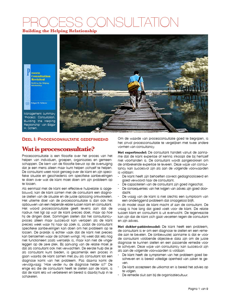 Edgar H. Schein Process Consultation 2.0 | PDF
