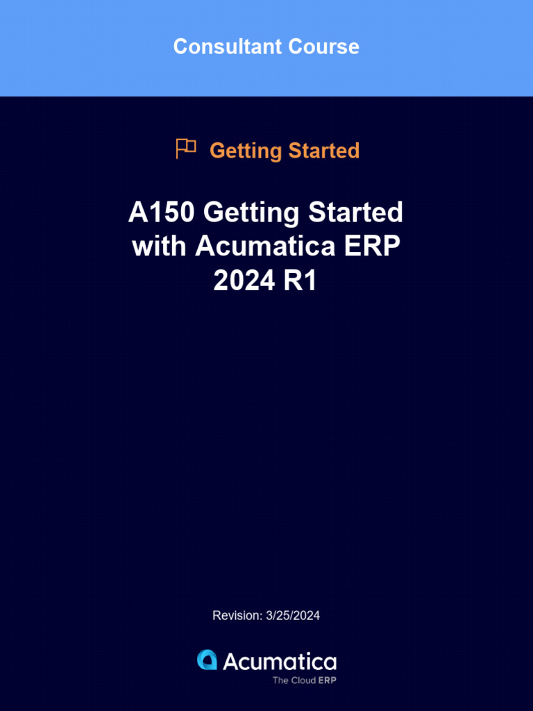 Home Page Acumatica | PDF | Button (Computing) | Icon (Computing)