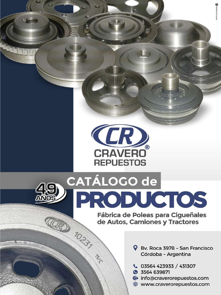 Catalogo Poleas Cigueñal | PDF