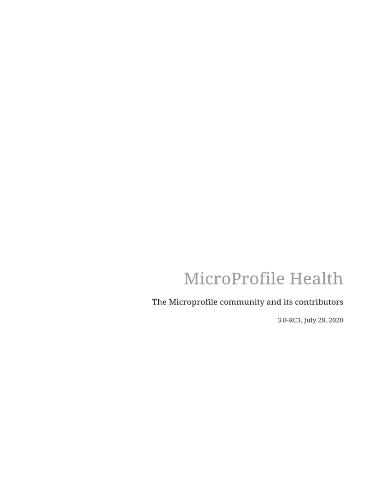 MicroProfile health checks | PDF | Class (Computer Programming) | Information Technology