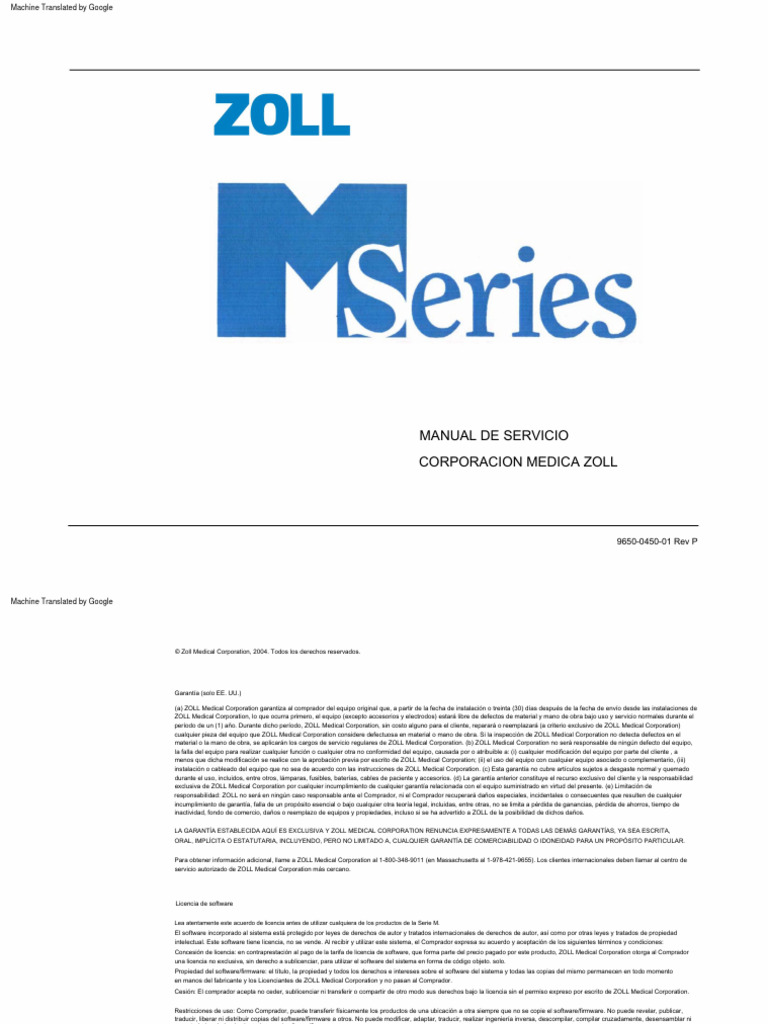 Zoll M Series | PDF | Software