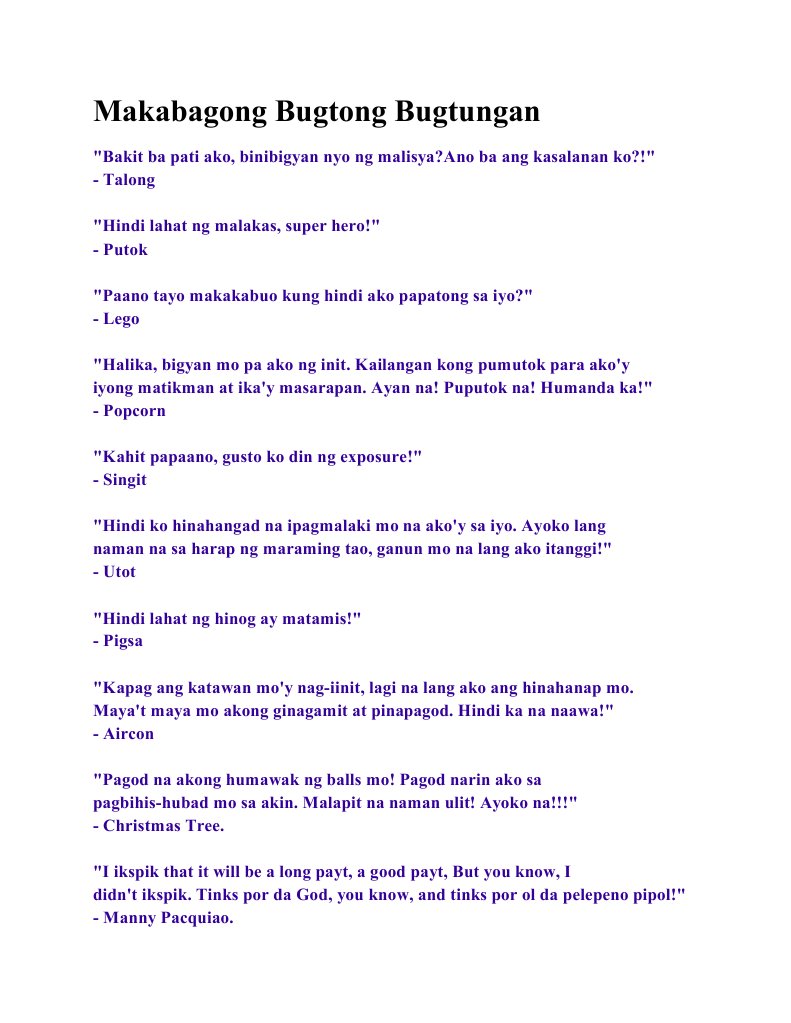 Salawikain at Bugtong | PDF