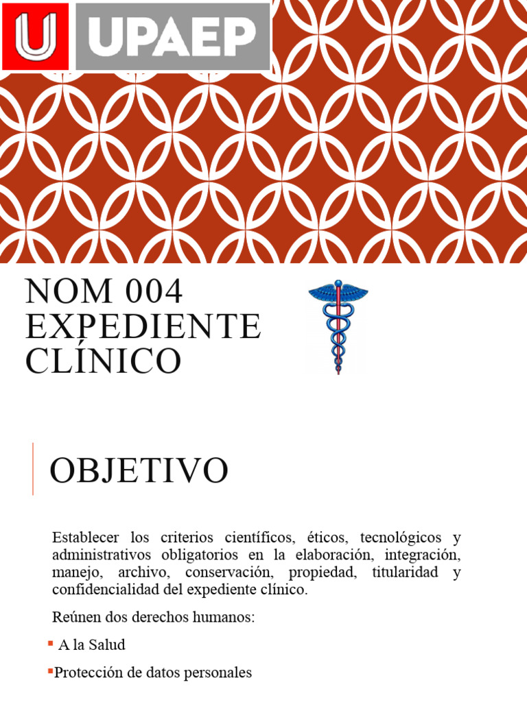 NOM 004 Expediente Clínico Jhcs | Descargar gratis PDF | Historial médico | Medicina