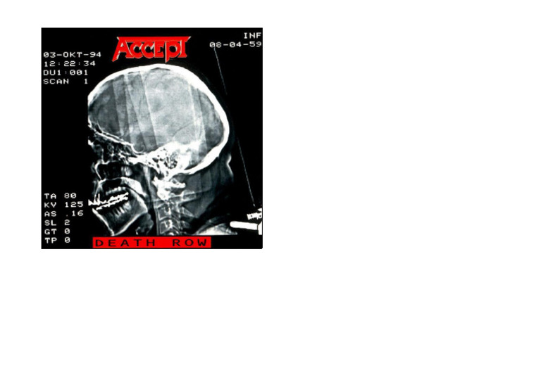 Accept - 1994 - Death Row | PDF