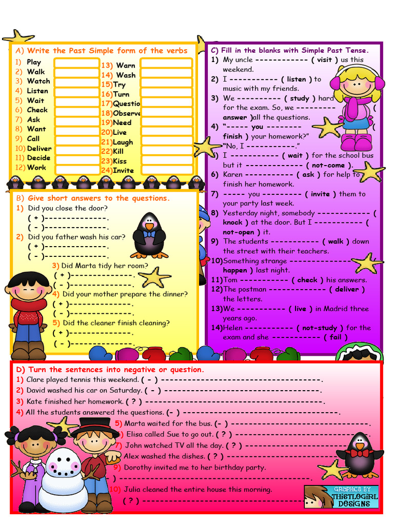 Ingles Pasado Simple Pdf Syntax Linguistic Morphology