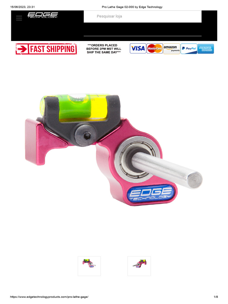 Pro Lathe Gage 02-000 by Edge Technology | PDF | Mechanical Engineering ...