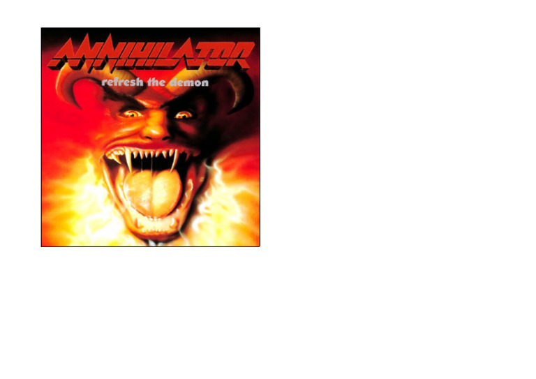 Annihilator - 1996 - Refresh The Demon | PDF