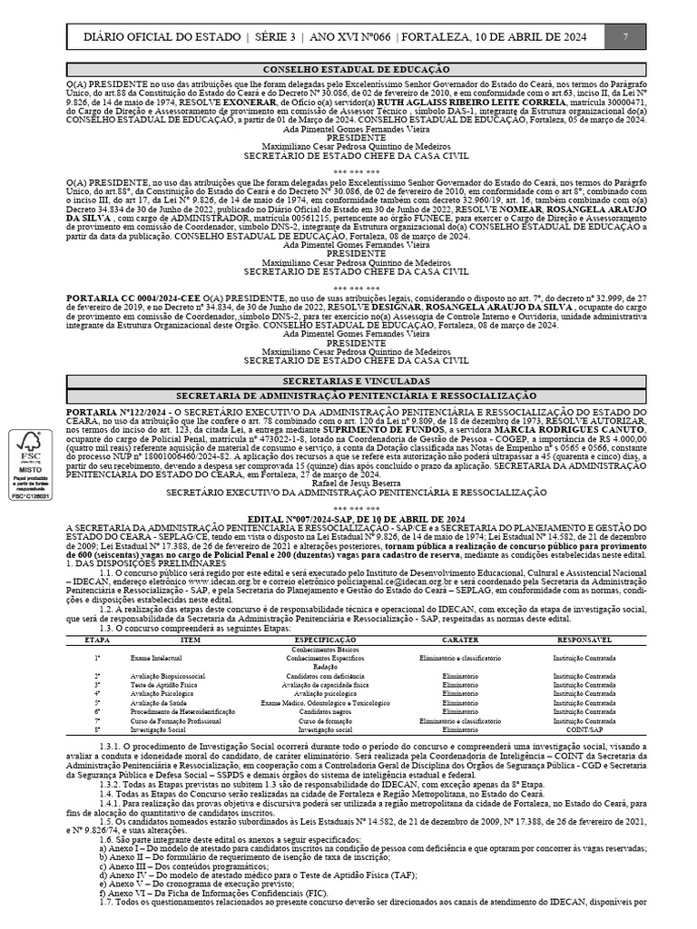 Edital - PPCE | PDF | Deficiência