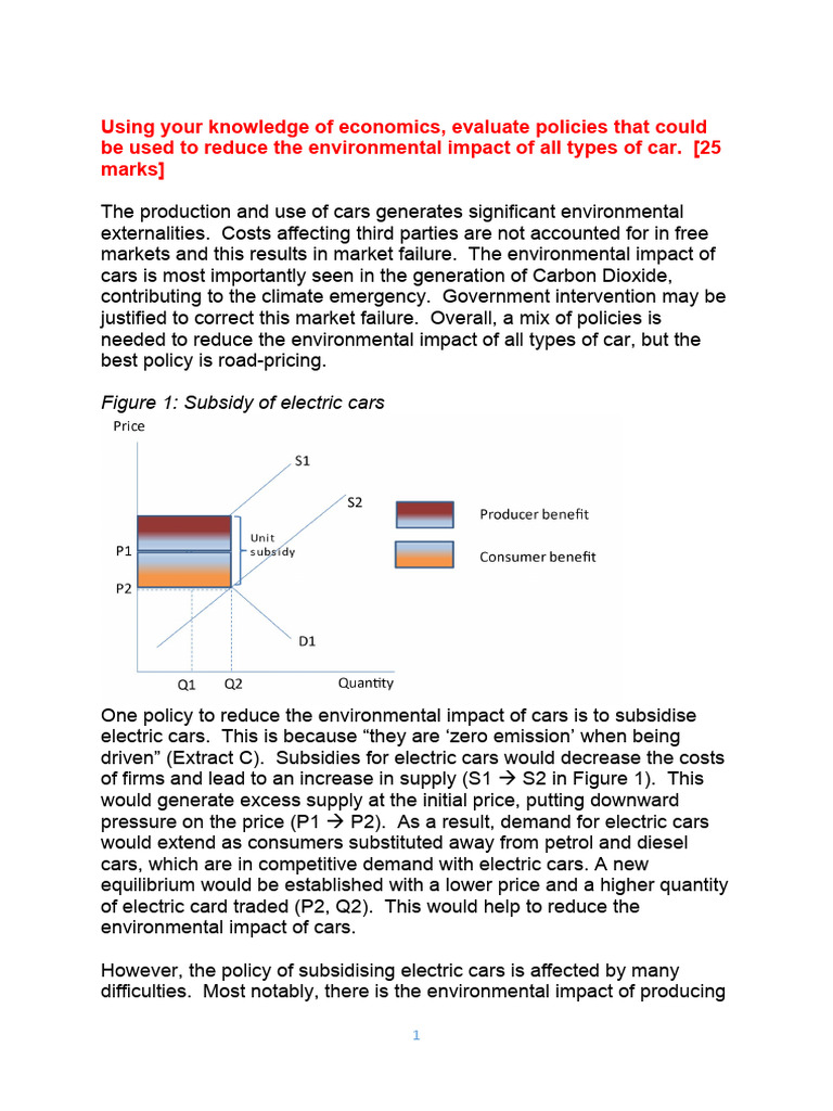 06 Electric Cars | PDF | Subsidy | Car