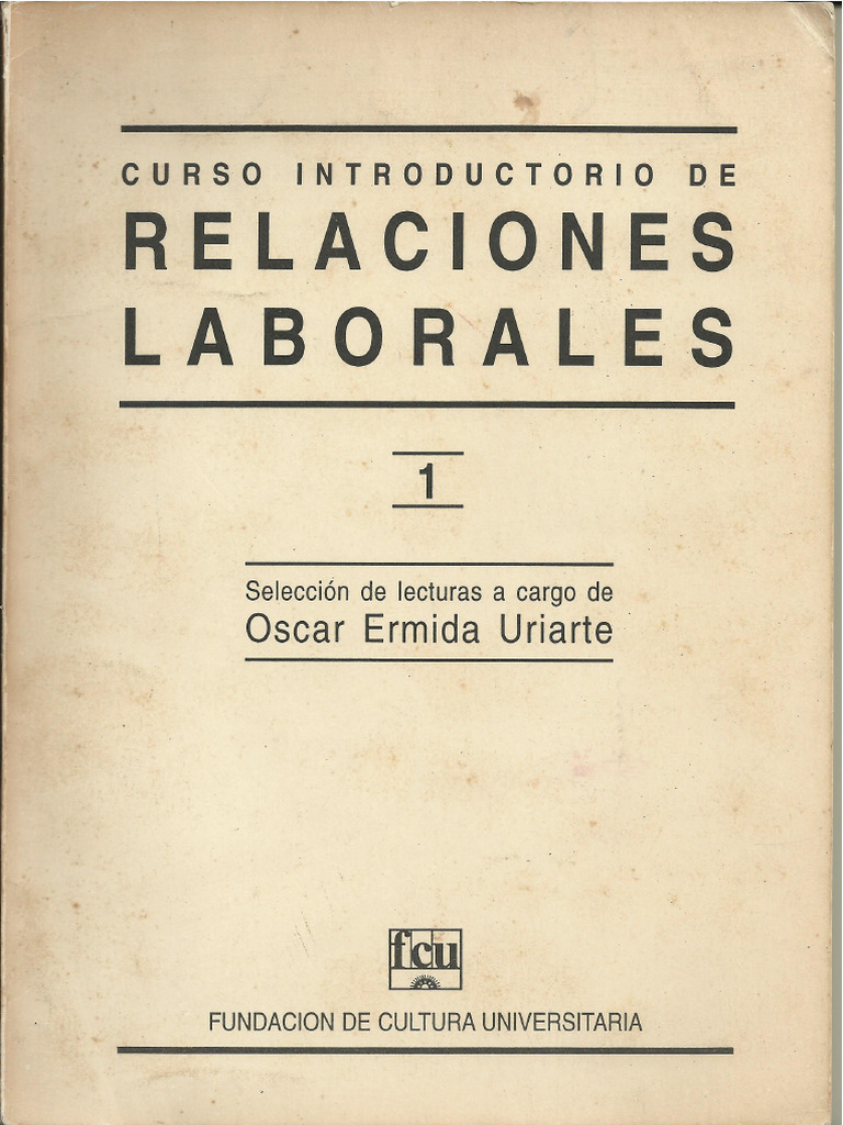Ermida-Uriarte Curso Relaciones Laborales | PDF