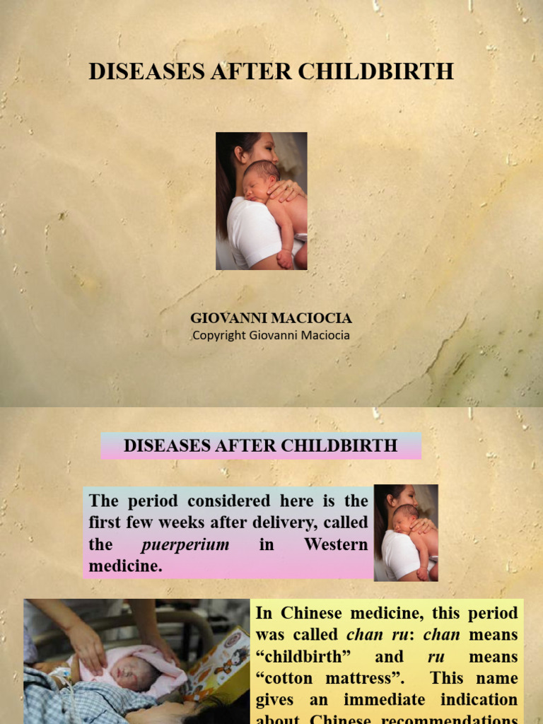 diseases-after-childbirth-sample | PDF | Childbirth | Medical Specialties