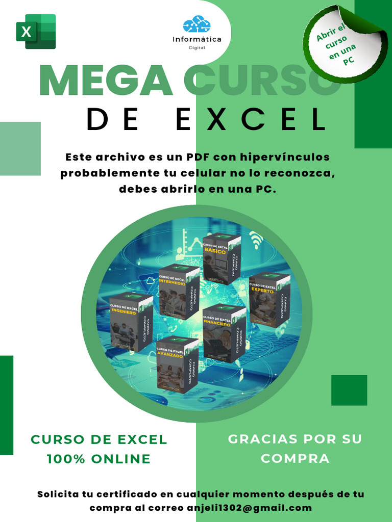 Curso+de+Excel+Version+2013 2016 2019+(Actualizacion+Febrero+2024) | PDF | Microsoft Excel ...
