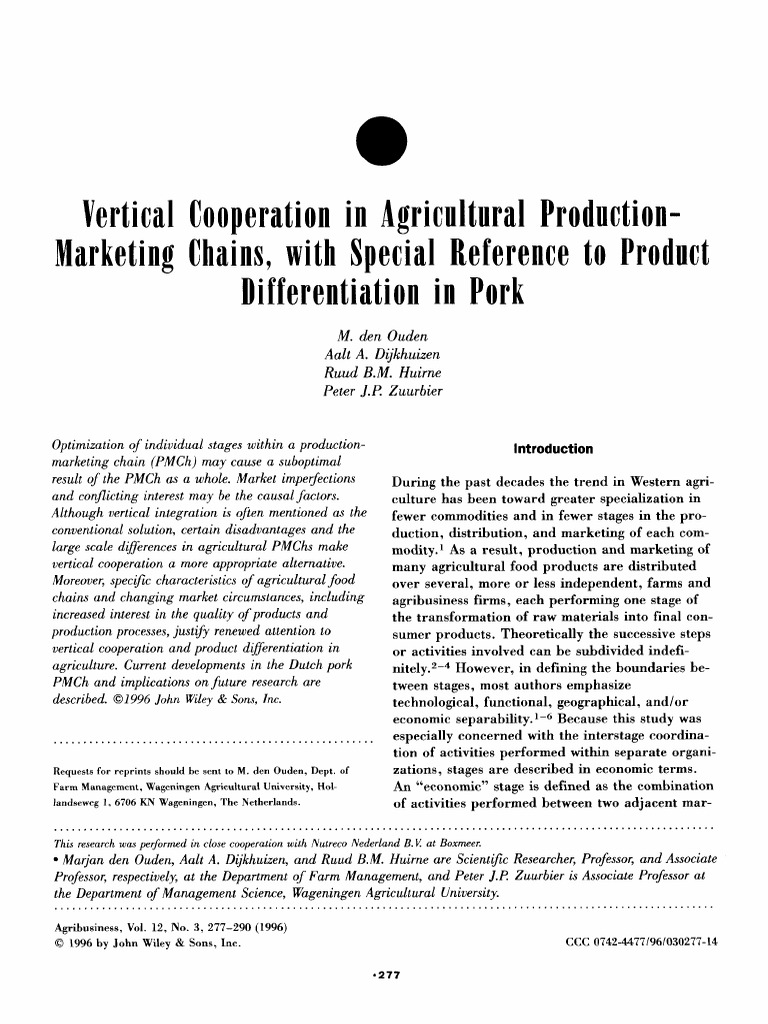 Reference 2 | PDF | Market (Economics) | Meat