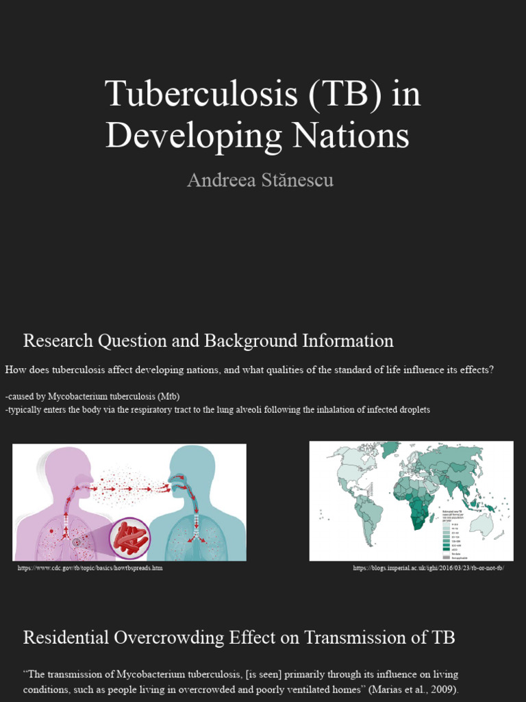 final project presentation | PDF | Tuberculosis | Infection