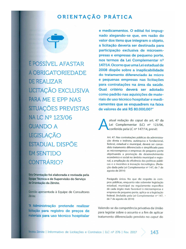 Licitacao em Epp Caso Concreto | PDF