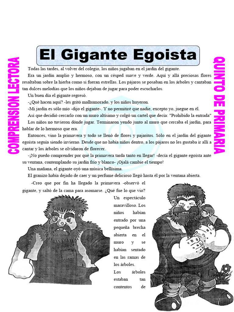 Resumen del "Gigante Egoísta" | PDF