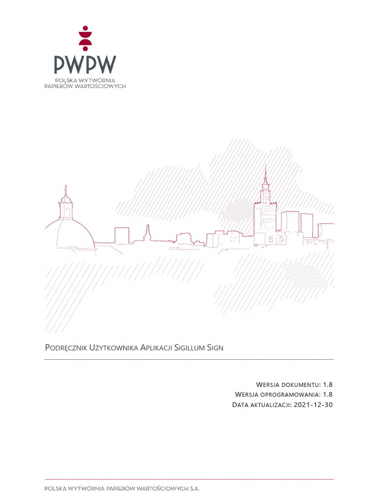 Podrecznik Uzytkownika Sigillum Sign v1.8 | PDF