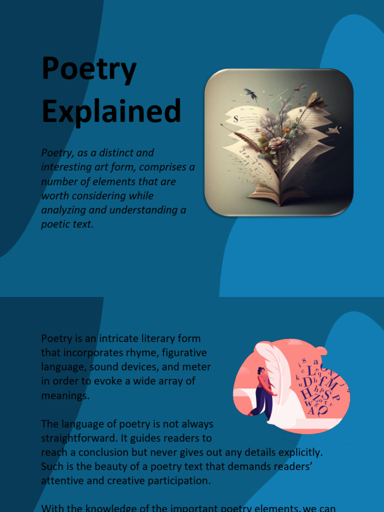 Poetry Explained | Download Free PDF | Poetry | Epic Poetry