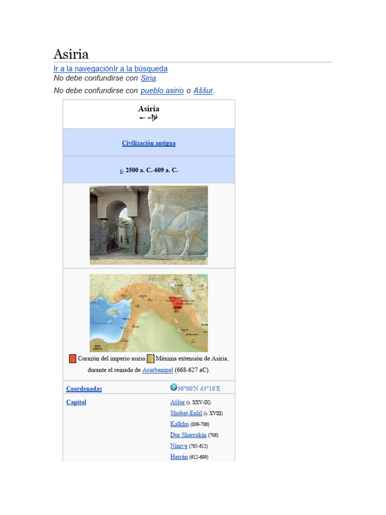 Asiria Pdf Asiria Babilonia