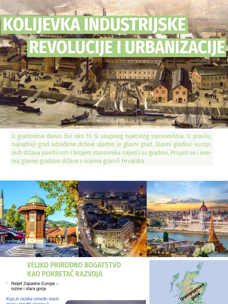 7.2. Koljevka Industrijske Revolucije I Urbanizacije | PDF