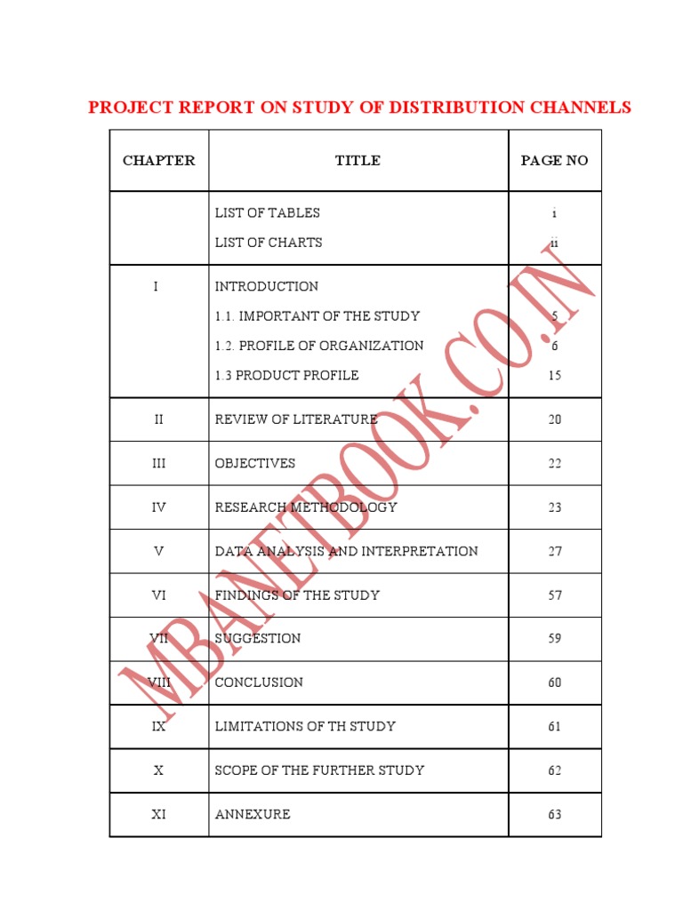 Project Distribution Channels | PDF | Statistical Hypothesis Testing ...