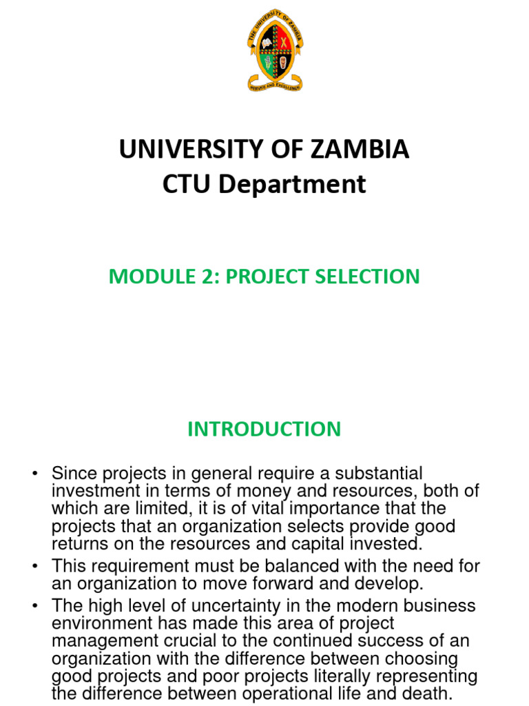 Module 2 - Project Selection | PDF | Net Present Value | Internal Rate Of Return