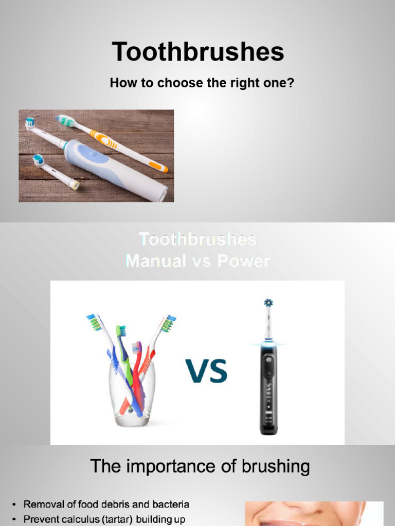 Electric Toothbrushes Presentation | Download Free PDF | Toothbrush ...