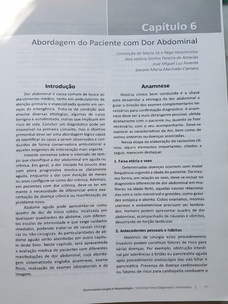 Dor Abdominal - Milton 2 Edição | PDF