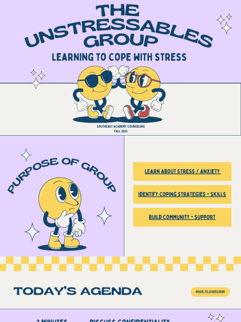 Stress Management Group Session I-2 | PDF | Stress (Biology) | Stress ...