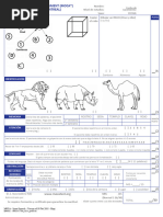 Test MoCA 8.2 en Español | PDF | Cognición | Ciencia cognitiva