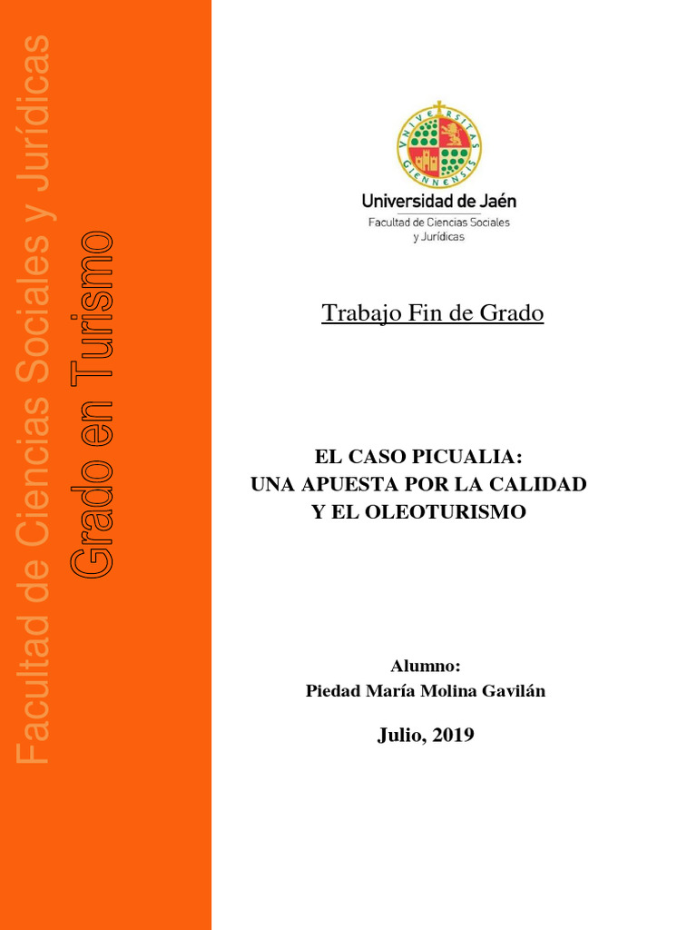 Tfg Final PDF | PDF | Turismo | Producto Interno Bruto
