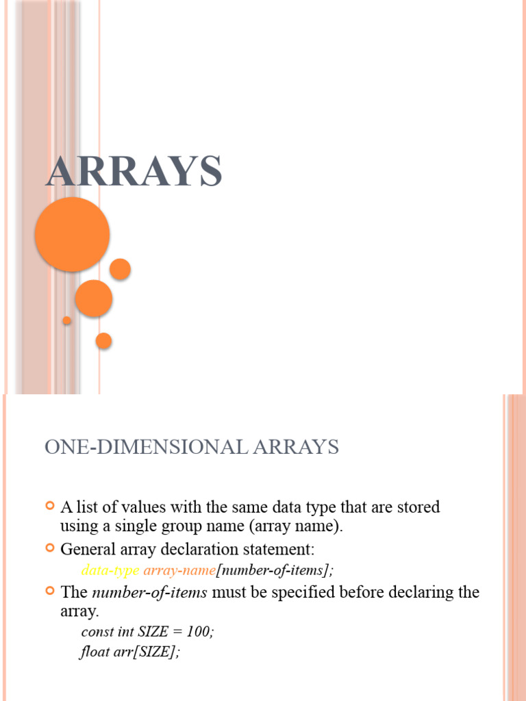 Arrays As A Parameter | Download Free PDF | Computer Programming | Software Engineering