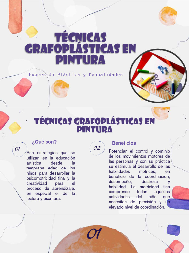 Técnicas grafoplásticas en pintura | PDF | Pinturas | Dibujo