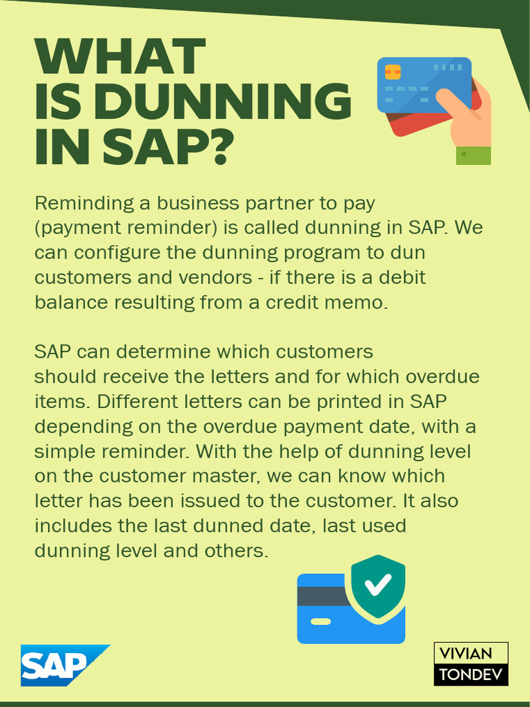SAP Dunning Process Guide | PDF | Cheque | Accounts Payable