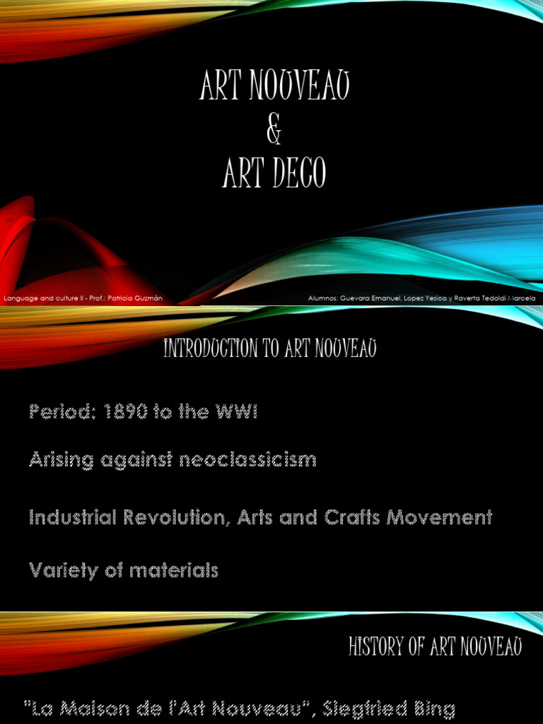 Art Novo-Art Deco | PDF