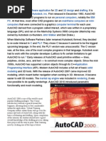 The History of AutoCAD | PDF | Auto Cad | Computer Aided Design