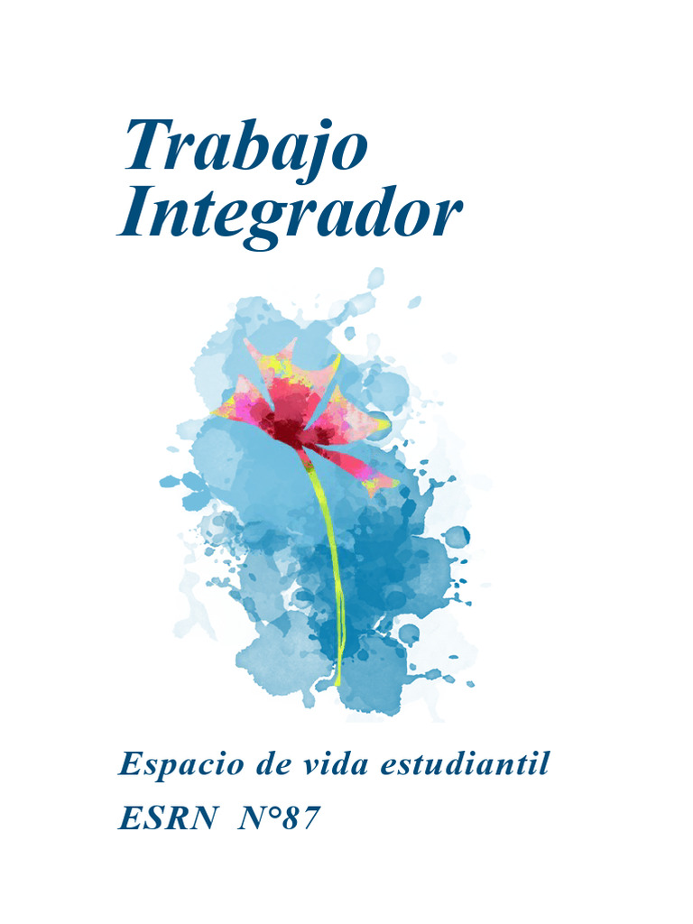 Trabajo Integrador EVE 2021 | PDF | Crecimiento personal y profesional