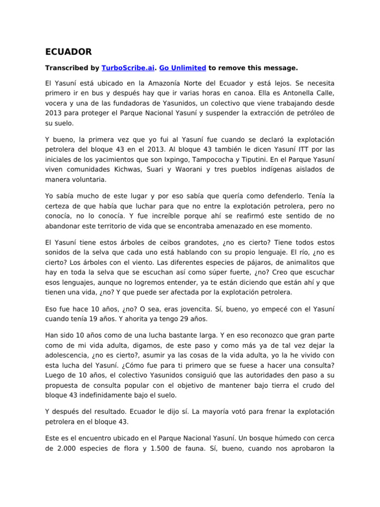 ECUADOR | PDF | Ecuador