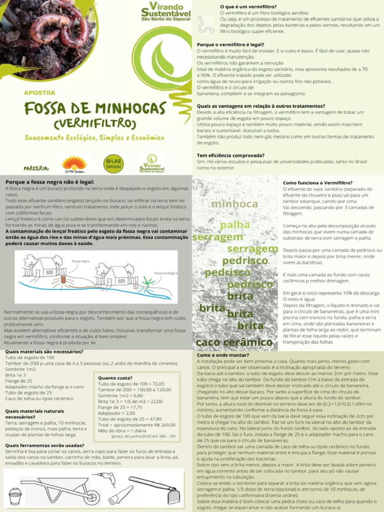 Guia de Vermifiltro | PDF