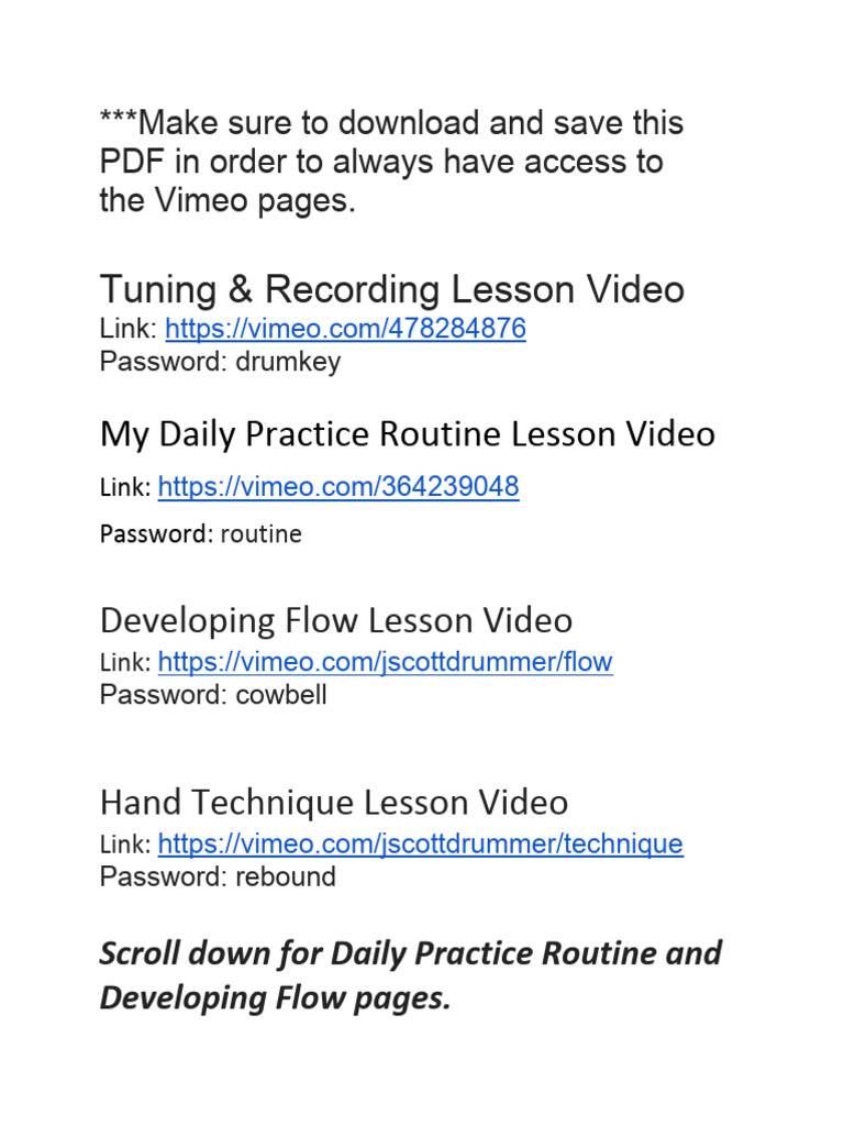 Lesson Video Bundle | PDF