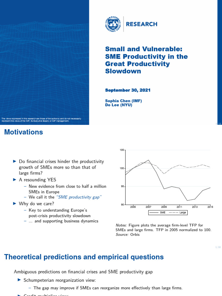 Chen Slides | PDF | Small And Medium Sized Enterprises | Macroeconomics