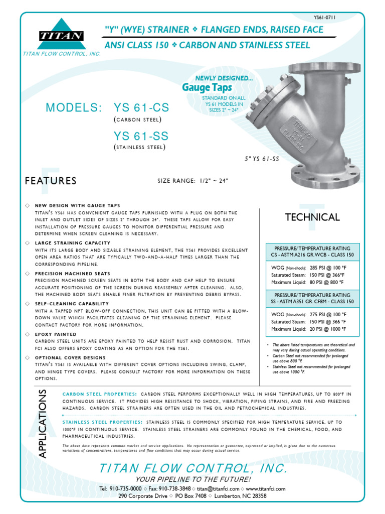 Titan Ys-61 | PDF | Building Engineering | Materials