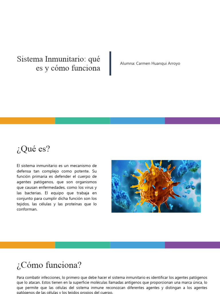 Sistema Inmunitario y VIH SIDA | PDF | Sistema inmune | VIH / SIDA
