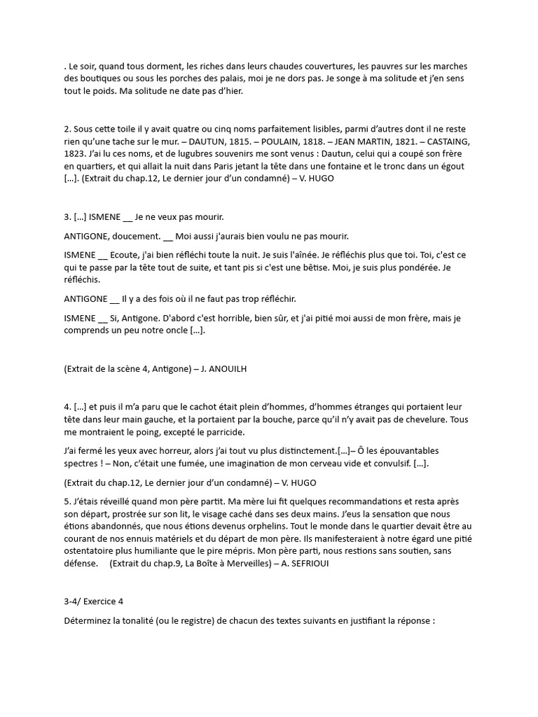 Tonalité Exos | PDF