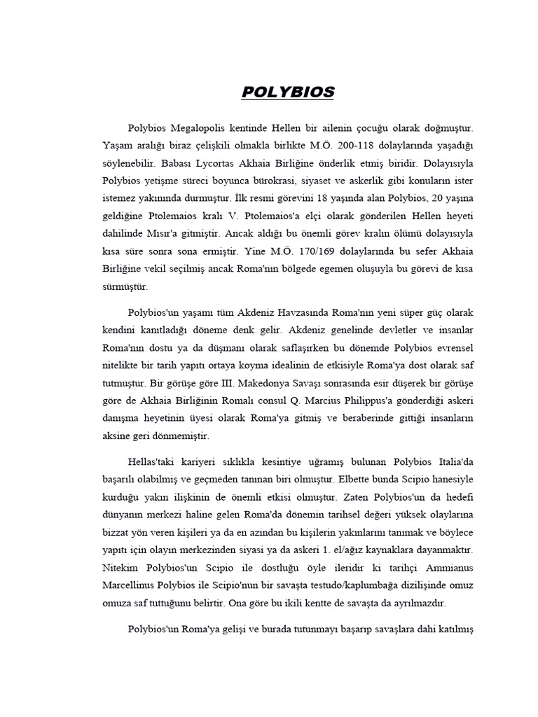 Polybios | PDF