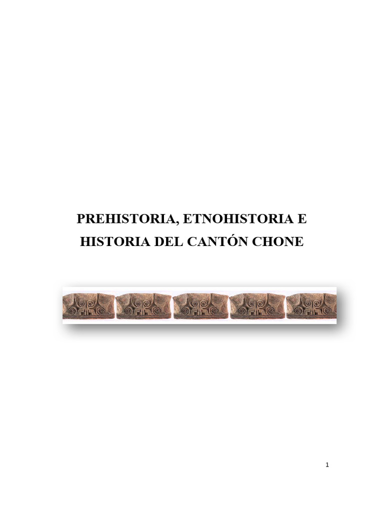 4 Libro Historia de Chone, Arqueología | PDF | Ciencias de la Tierra