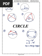 Circle-Theorems CorbettMaths Exam Questions | PDF | Circle | Angle
