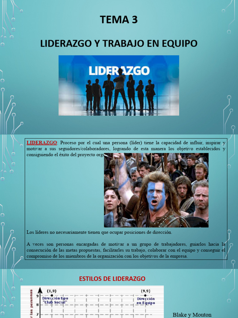 Comunicación Efectiva y Trabajo en Equipo Tema3 | PDF | Liderazgo | Toma de decisiones