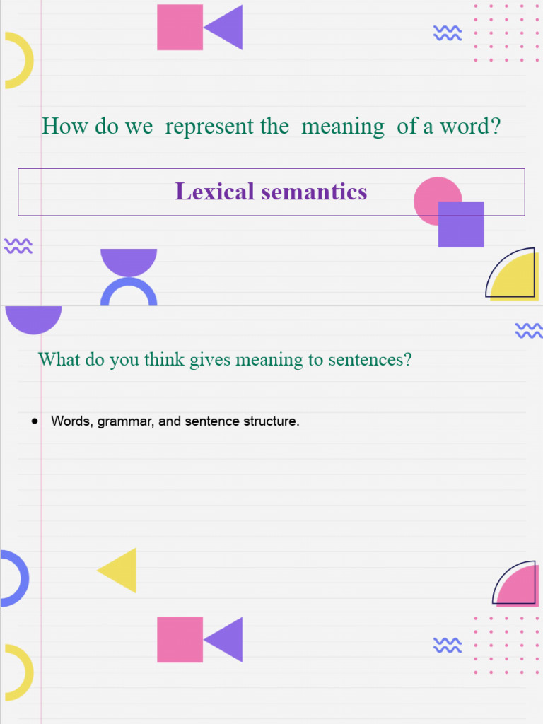 Understanding Compositional Semantics | PDF | Semantics | Word