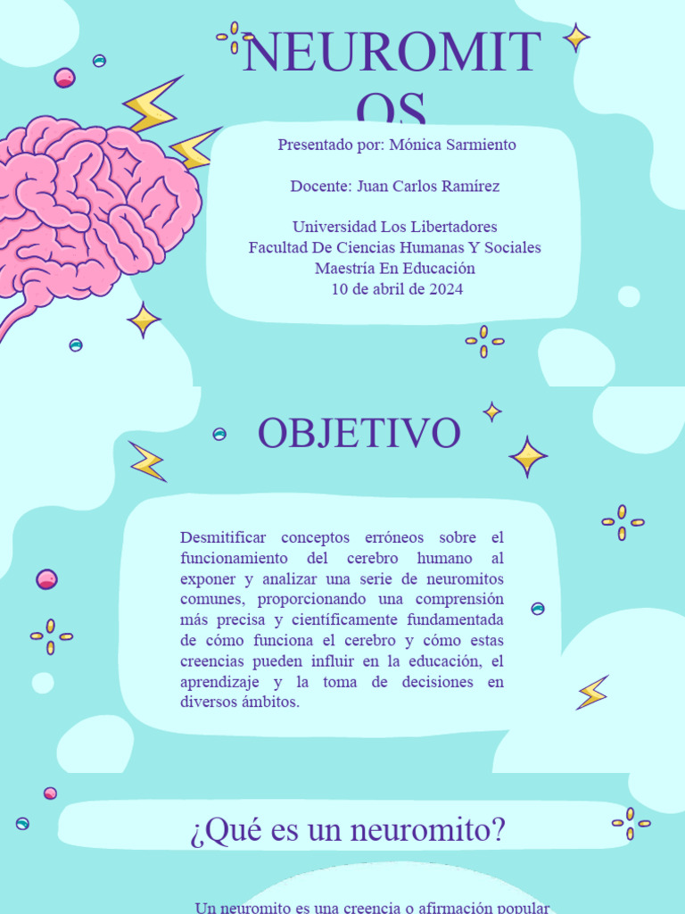 Neuromitos | PDF | Cerebro | Aprendizaje